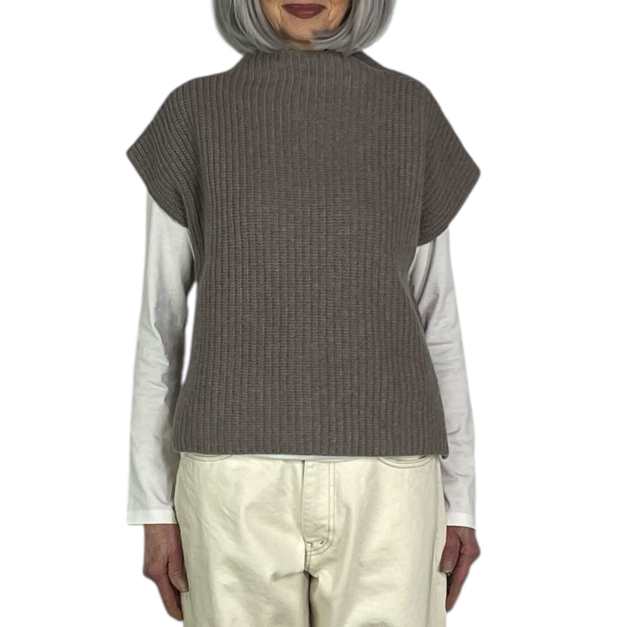 RIBBED BOXY SWEATER – MIO